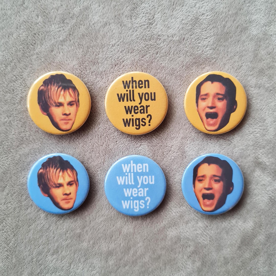 When Will You Wear Wigs Badge Set | Meme Badge Set | LOTR Badge Set - Etsy