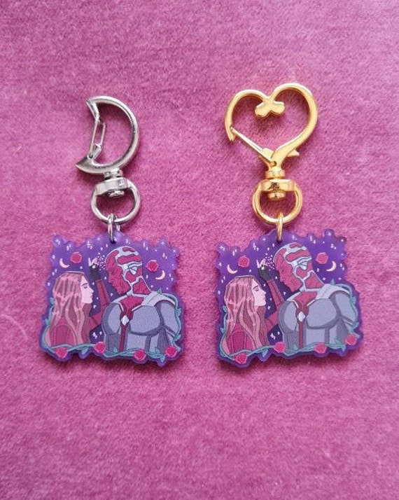 Wandavision Keychain Wandavision Keyring - Etsy