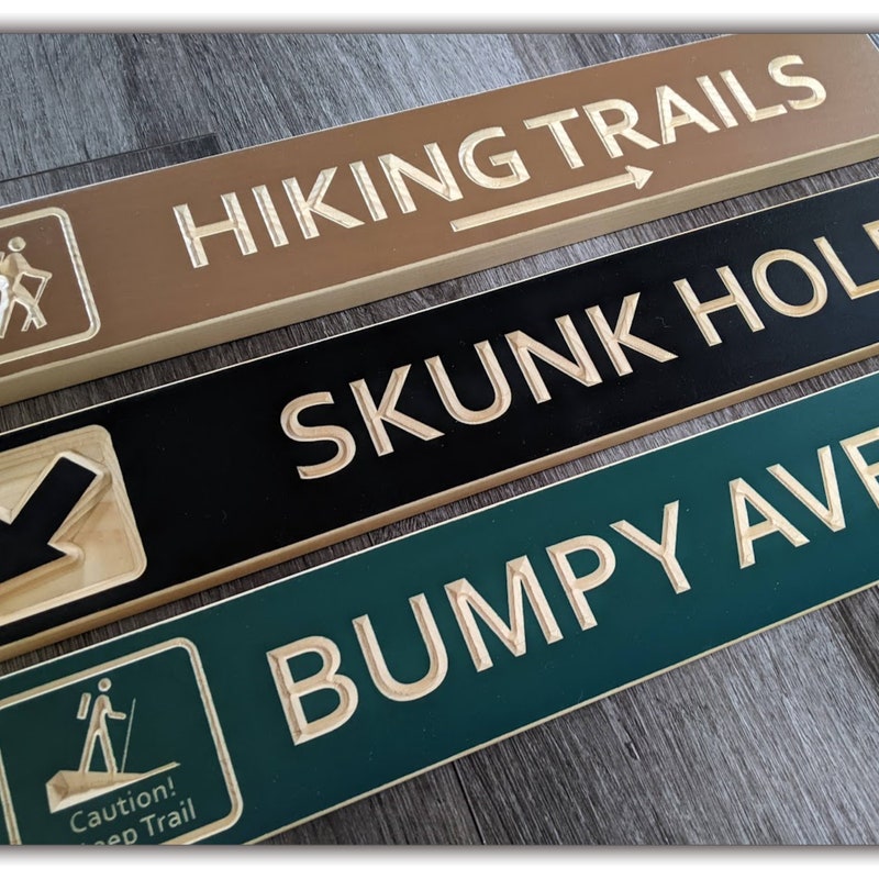 Trail sign - Etsy