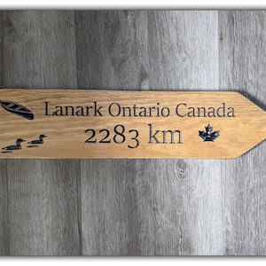 Custom Carved Trail Sign for Your Home ,cottage, Trail, Yard, Cabin ...