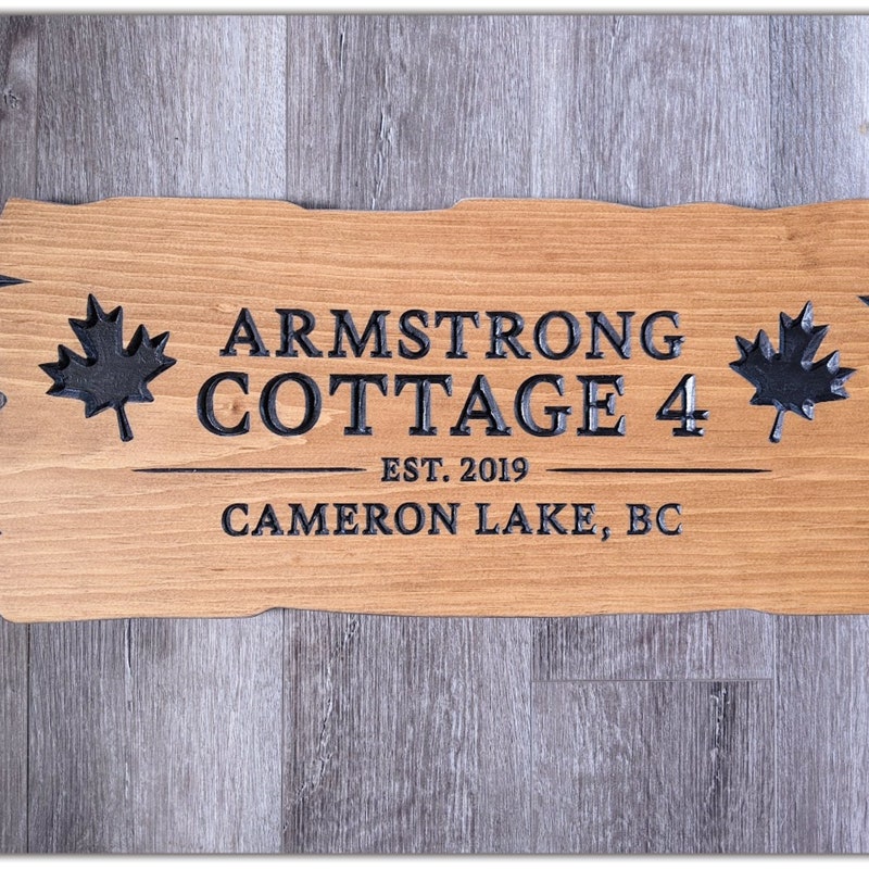 Maple Leaf Sign - Etsy