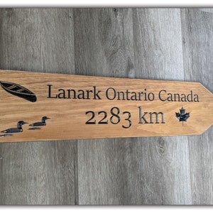 Custom Carved Trail Sign for Your Home ,cottage, Trail, Yard, Cabin ...