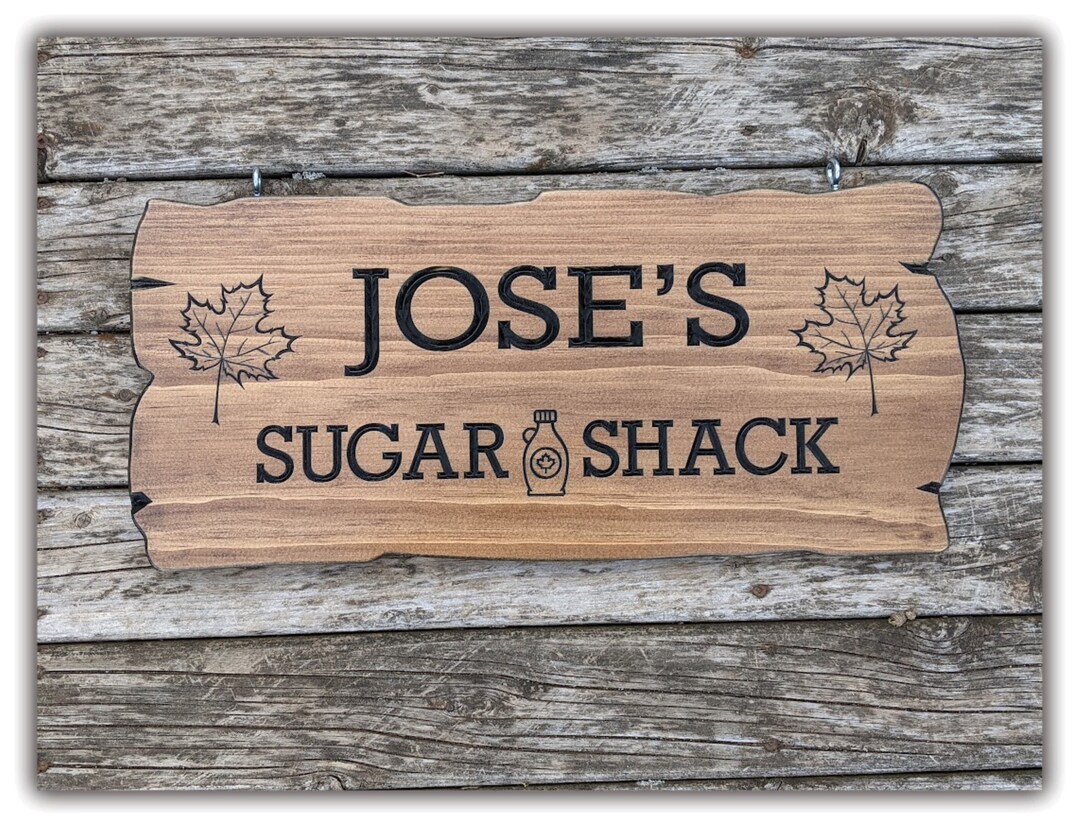 Personalized Sugar Shack Sign: Custom Maple Tree Farm Wood Decor - Etsy