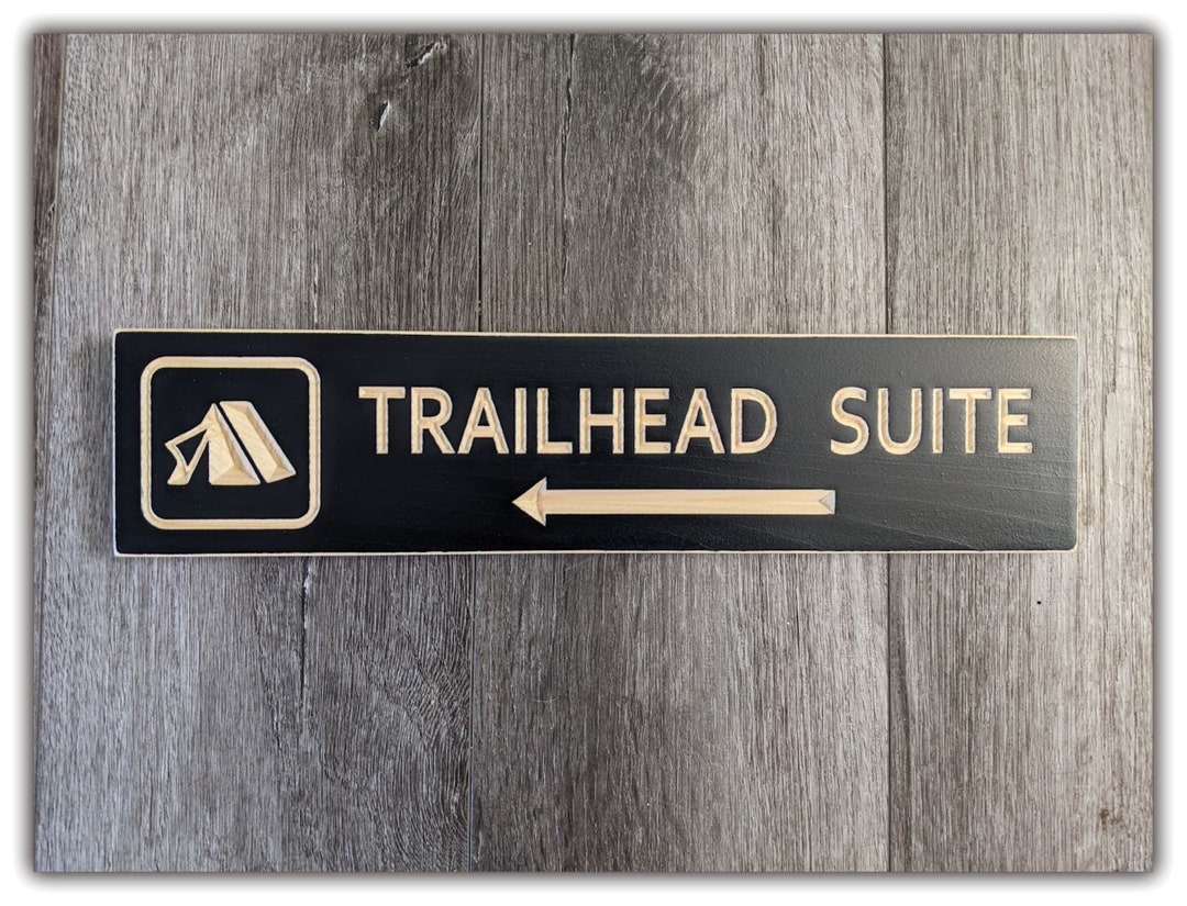 Custom Signs for Trail Sign, Personalized Trail Sign, Street Sign, Wood ...