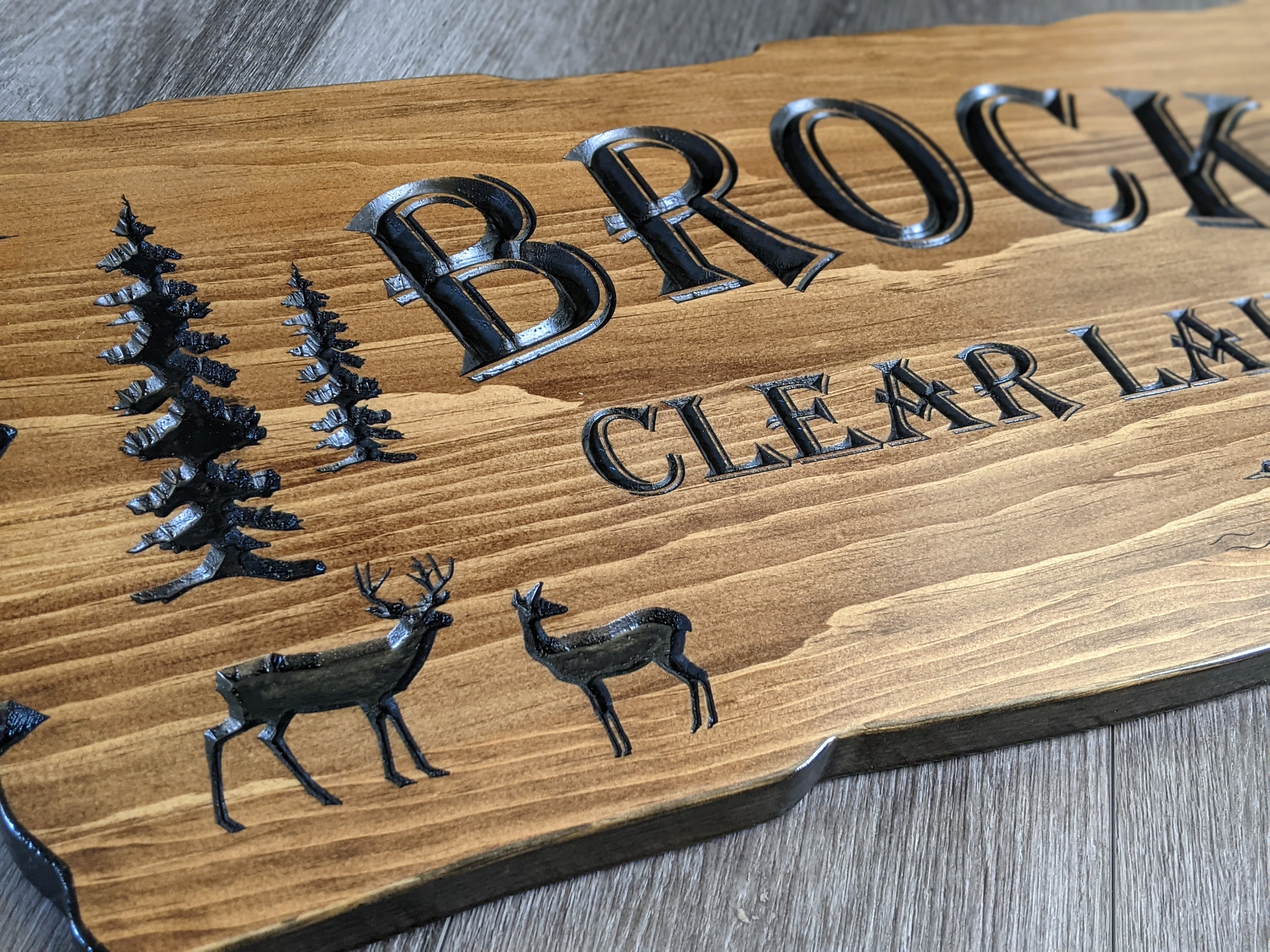 Outdoor Carved Sign Custom Wooden Carved Cabin Sign Spruce - Etsy Canada