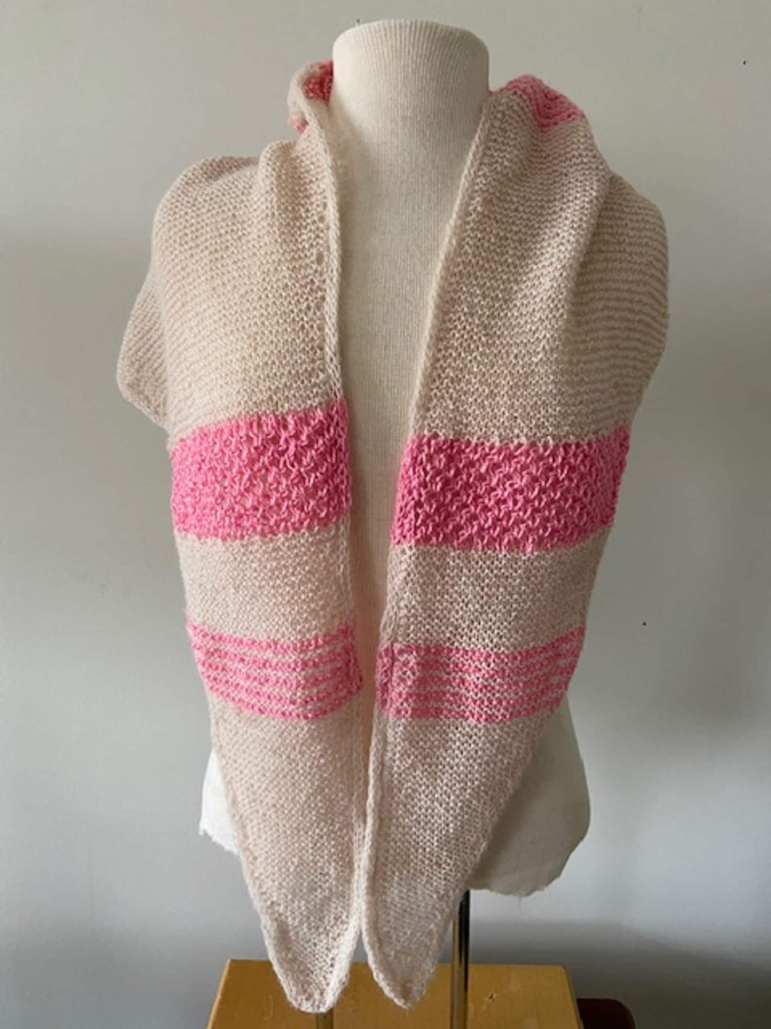 Pink Offwhite Lace Wrap - Etsy