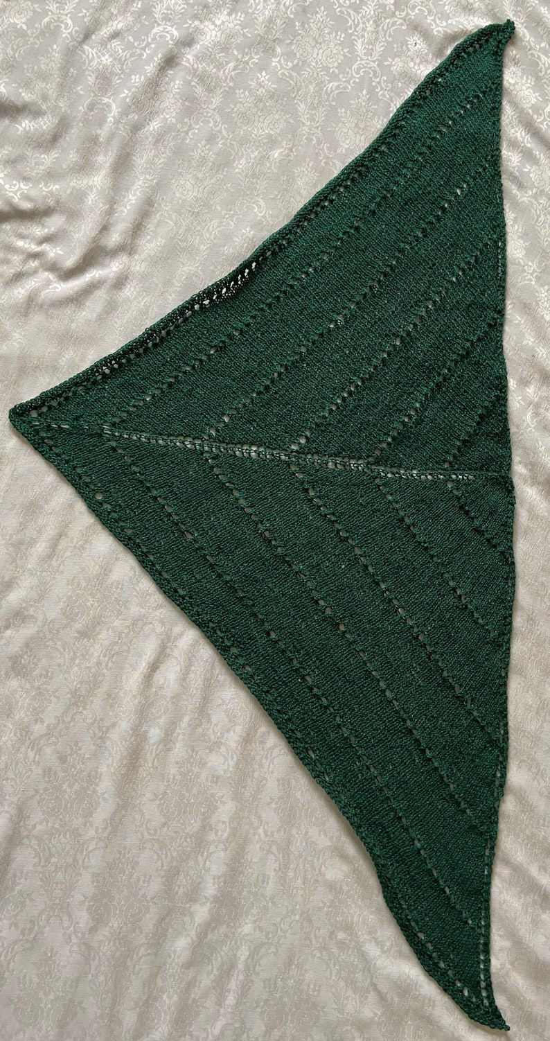 Dark Green Shawl - Etsy
