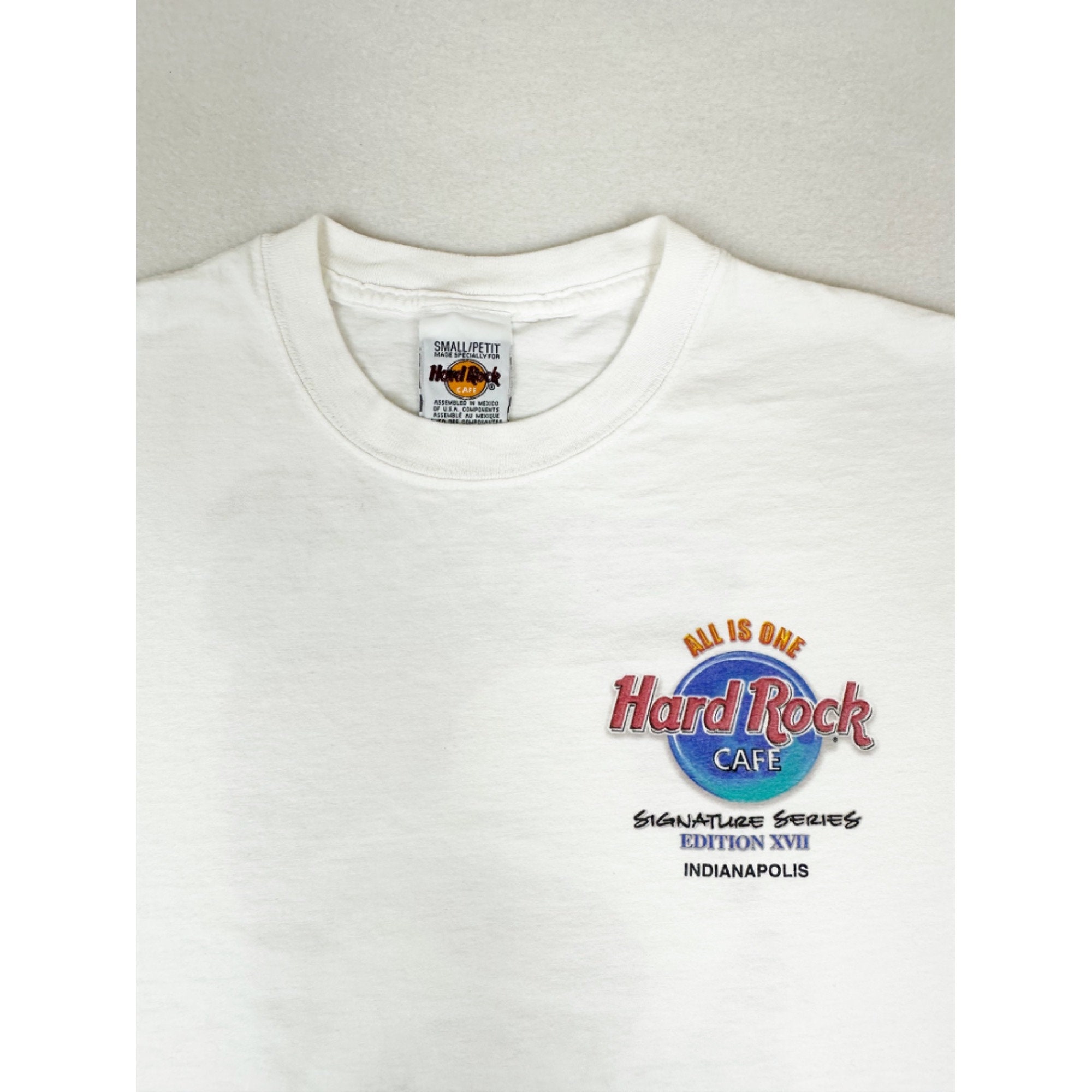 Vintage 90s Creed Hard Rock Cafe T-shirt Small Indianapolis With Arms ...