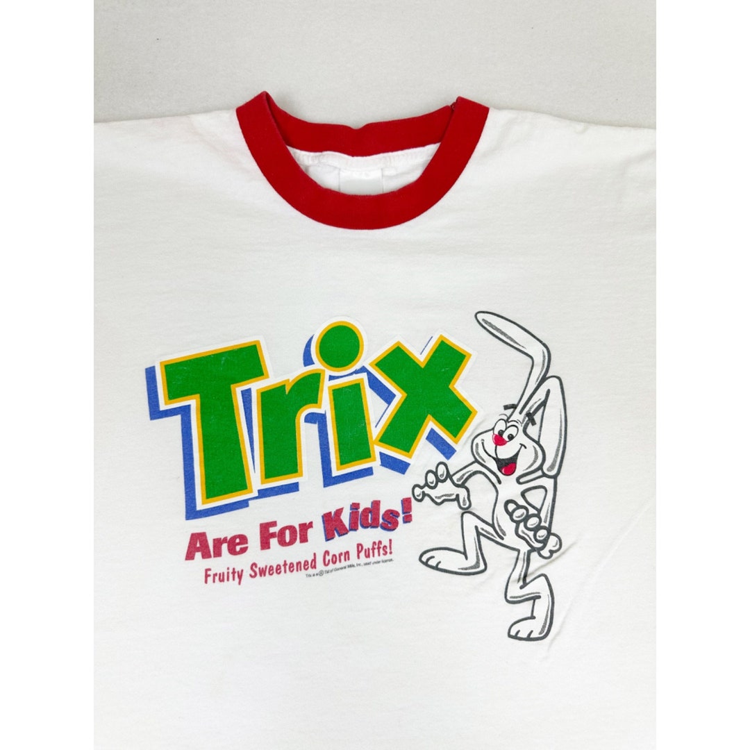 Vintage Y2K Trix Rabbit Cereal Promo T-shirt XL Cartoon - Etsy