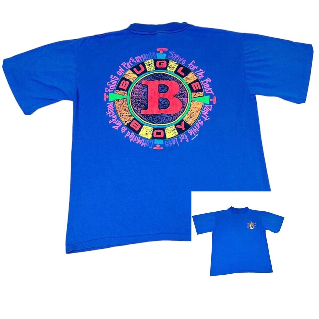 Vintage Bugle Boy T-shirt Blue Large Surf Beach Skate Single Stitch - Etsy