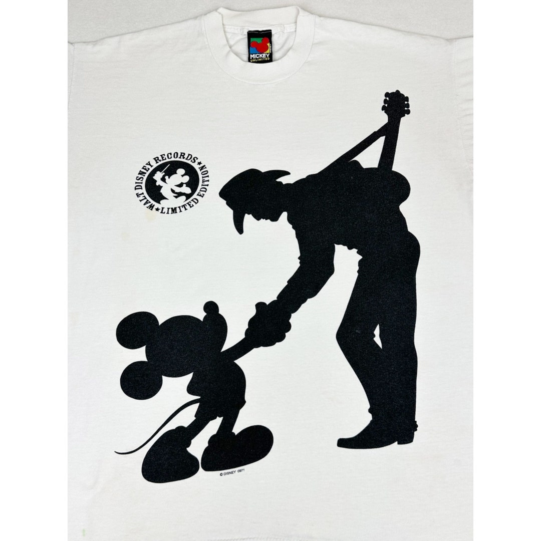 Vintage Mickey Mouse Shirt Country Music White Walt Disney Records ...
