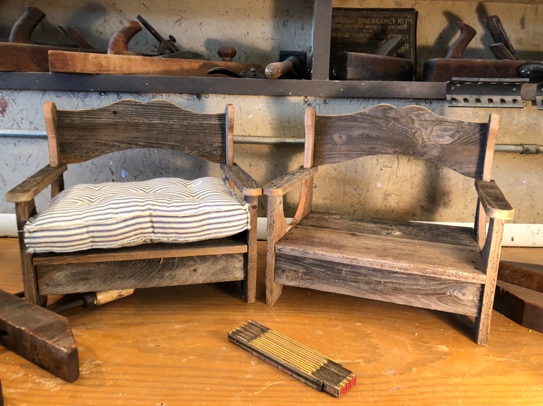 Rustic Poppy Bench - Etsy UK