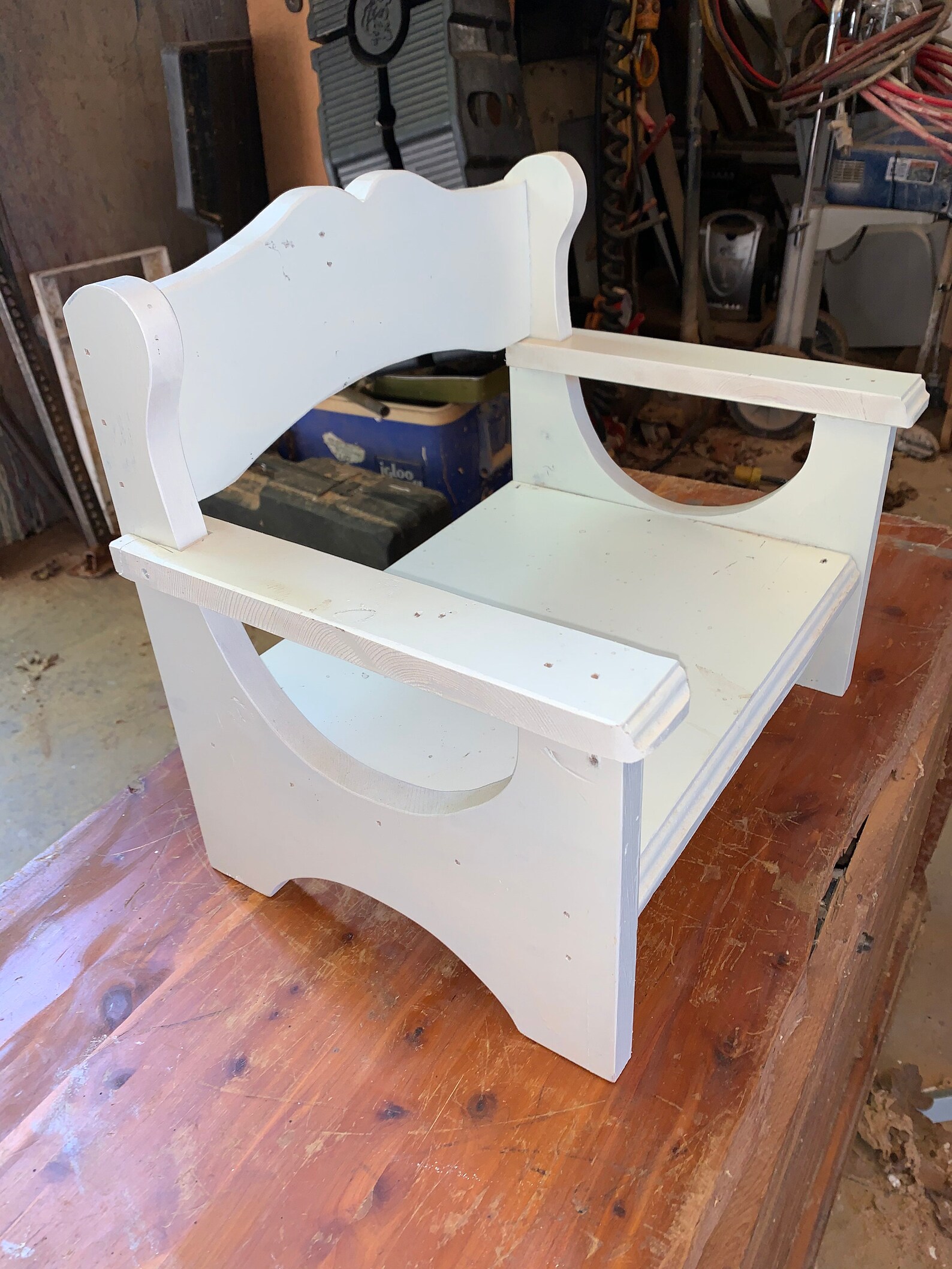 White or Color of Choice Poppy Bench | Etsy