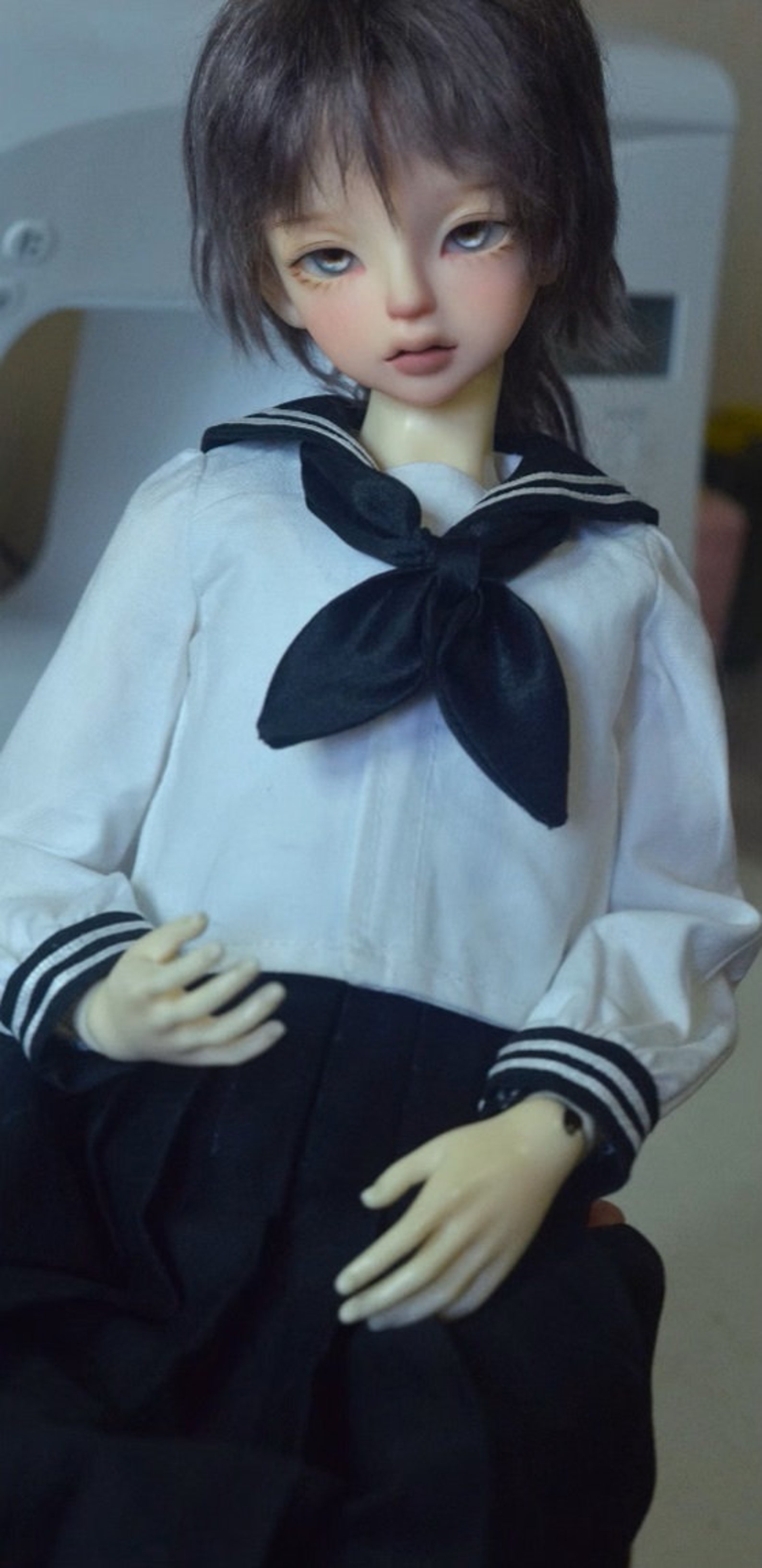 Academy Sailor Uniform Set PATTERN for Smart Doll, 12 Inch Doll Clothes ...
