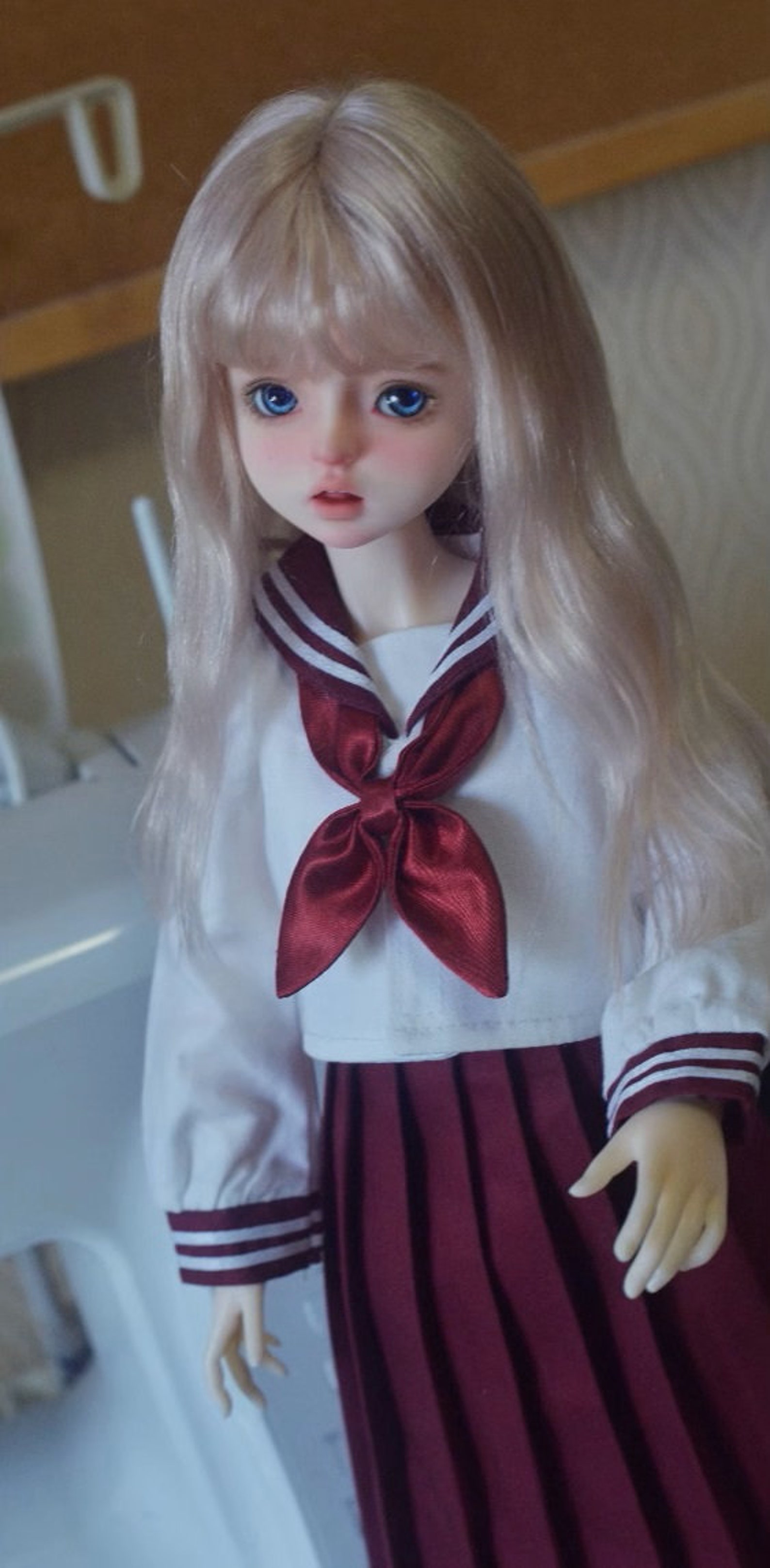 Academy Sailor Uniform Set PATTERN for Smart Doll, 12 Inch Doll Clothes ...