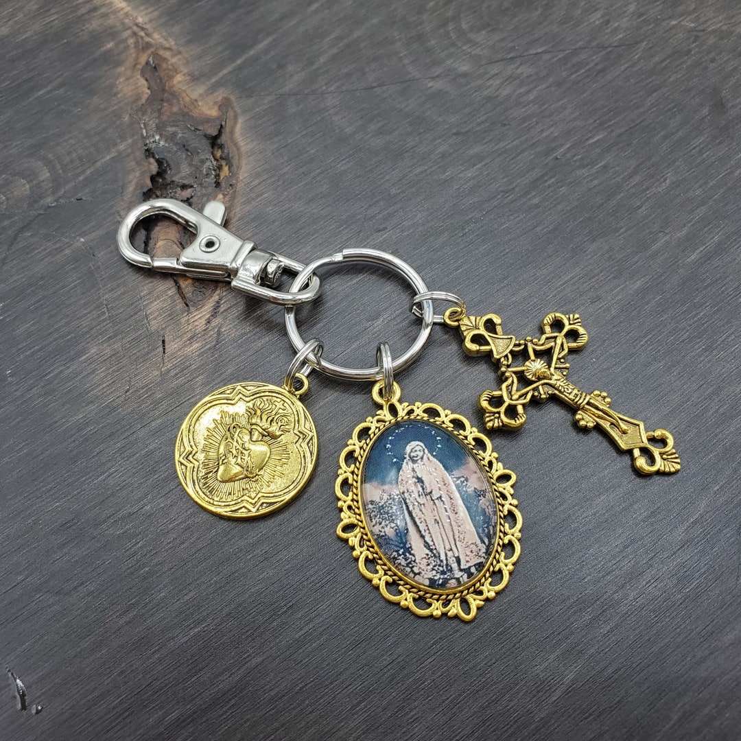 Our Lady of Fatima Gifts Our Lady of Fatima Key Chains Catholic Key ...