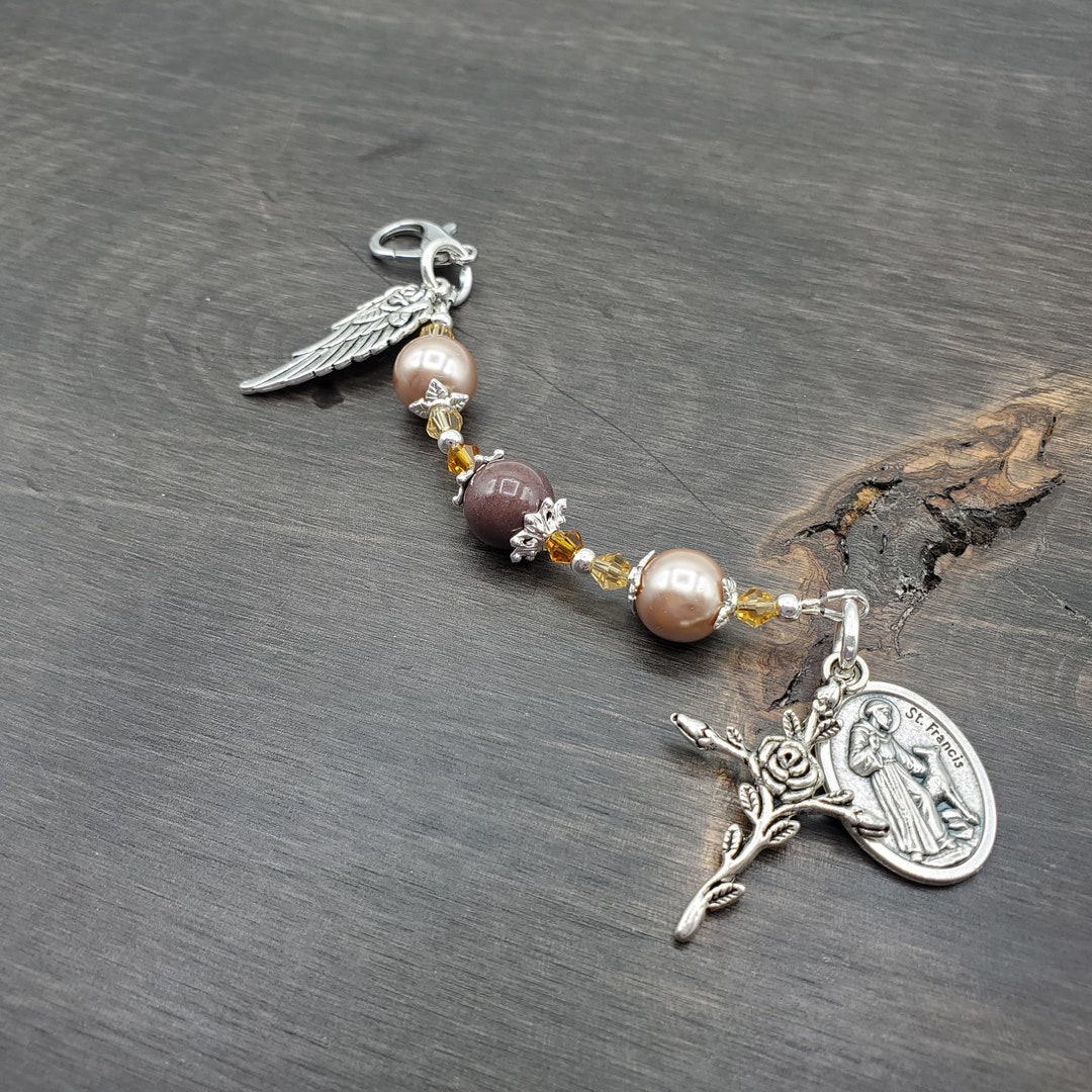 Saint Francis of Assisi Gifts Saint Francis Key Chain Catholic Key ...