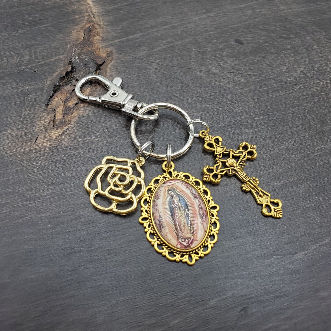 Our Lady of Guadalupe Gifts Our Lady of Guadalupe Key Chains Catholic ...