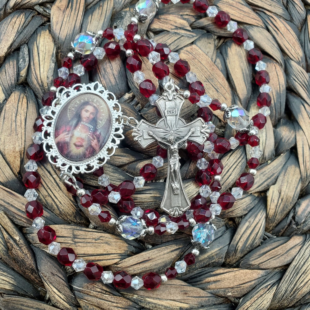 Sacred Heart of Jesus Gifts Sacred Heart Gifts Sacred Heart Rosary ...