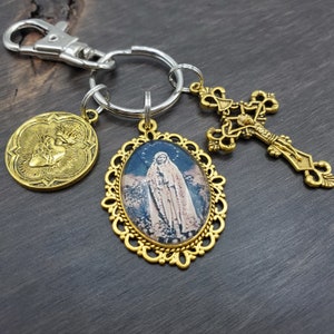 Our Lady of Fatima Gifts Our Lady of Fatima Key Chains Catholic Key ...