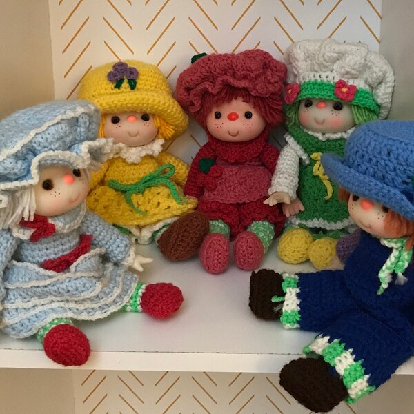 Strawberry Shortcake Crochet Doll - Etsy