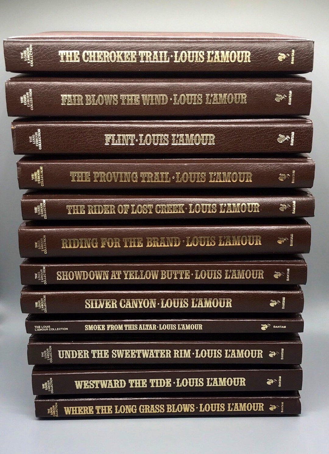 Your Choice of One Louis L'amour Bantam Leatherette Western Books - Etsy