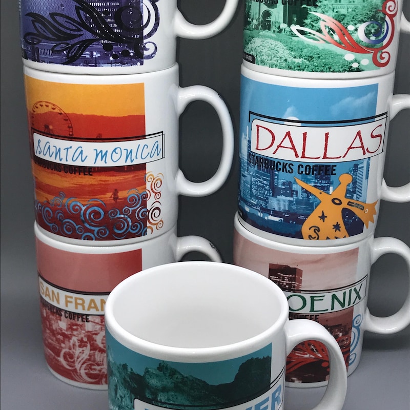 Starbucks Mug Dallas - Etsy