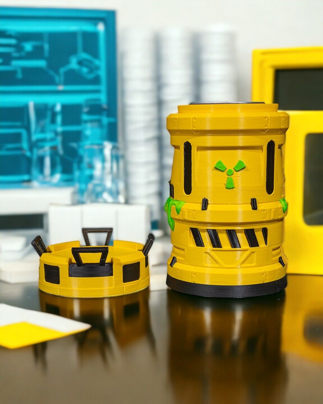 Toxic Waste Can Holder - Etsy