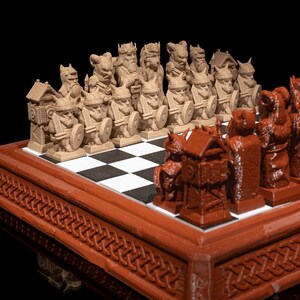 Complete Viking Chess Set - Etsy