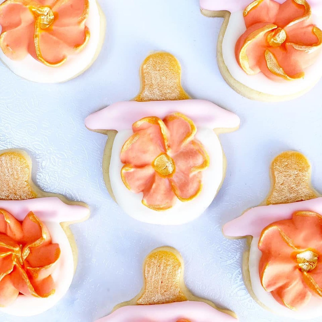 Flower Pacifier Sugar Cookies - Etsy Hong Kong