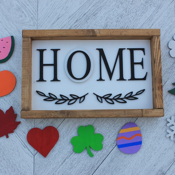 Interchangeable Home Sign - Etsy