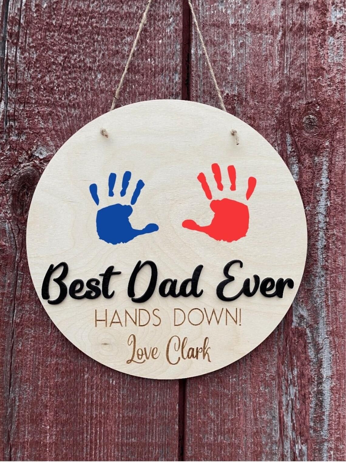 Best Dad Ever Sign | Father's Day DIY Sign | Best Grandpa Ever Sign ...