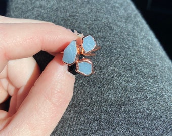 Angelite Ring | Etsy