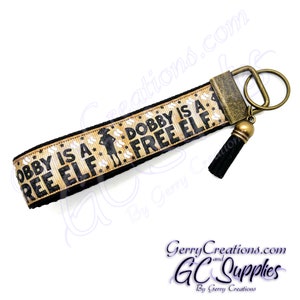 Wizards - Dobby is a Free Elf - USDR Ribbon Keyfob Keyring Keychain Fob ...