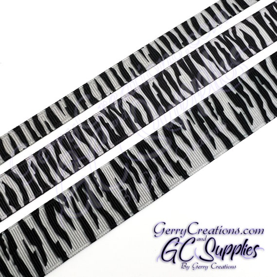 Tiger Stripe Grosgrain Ribbon