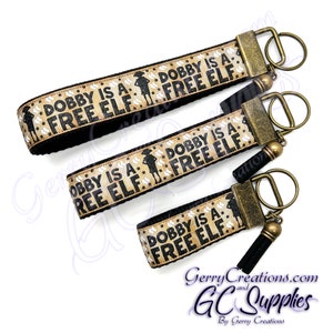 Wizards - Dobby is a Free Elf - USDR Ribbon Keyfob Keyring Keychain Fob ...