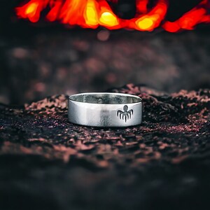 925 Silver Spectre Ring, Agent 007 Symbol Ring, Fashion Jewelry ...