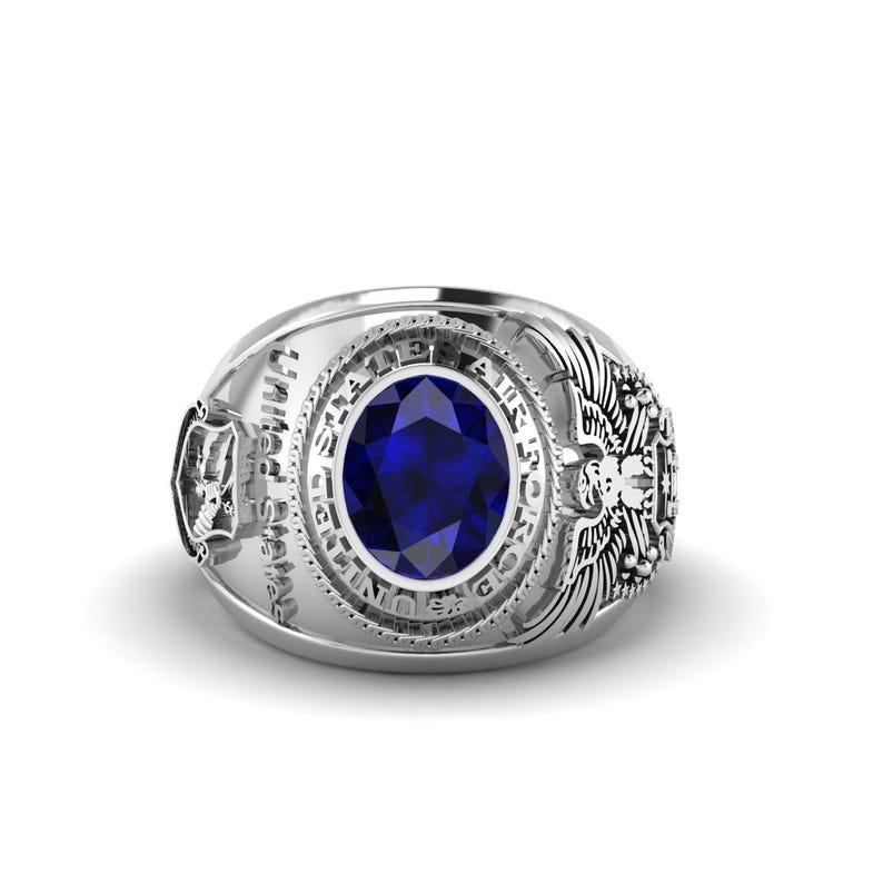 925 US Air Force Ring, USAF, 925 Sterling Silver, Strategic Air Command ...