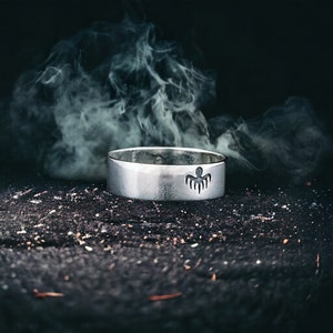 925 Silver Spectre Ring, Agent 007 Symbol Ring, Fashion Jewelry ...