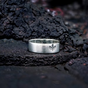 925 Silver Spectre Ring, Agent 007 Symbol Ring, Fashion Jewelry ...