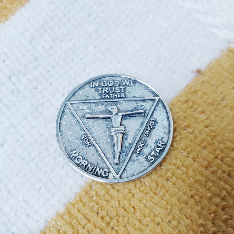 Lucifer Pentecostal Coin Silver Coins Lucifer COIN Solid 925 Sterling ...