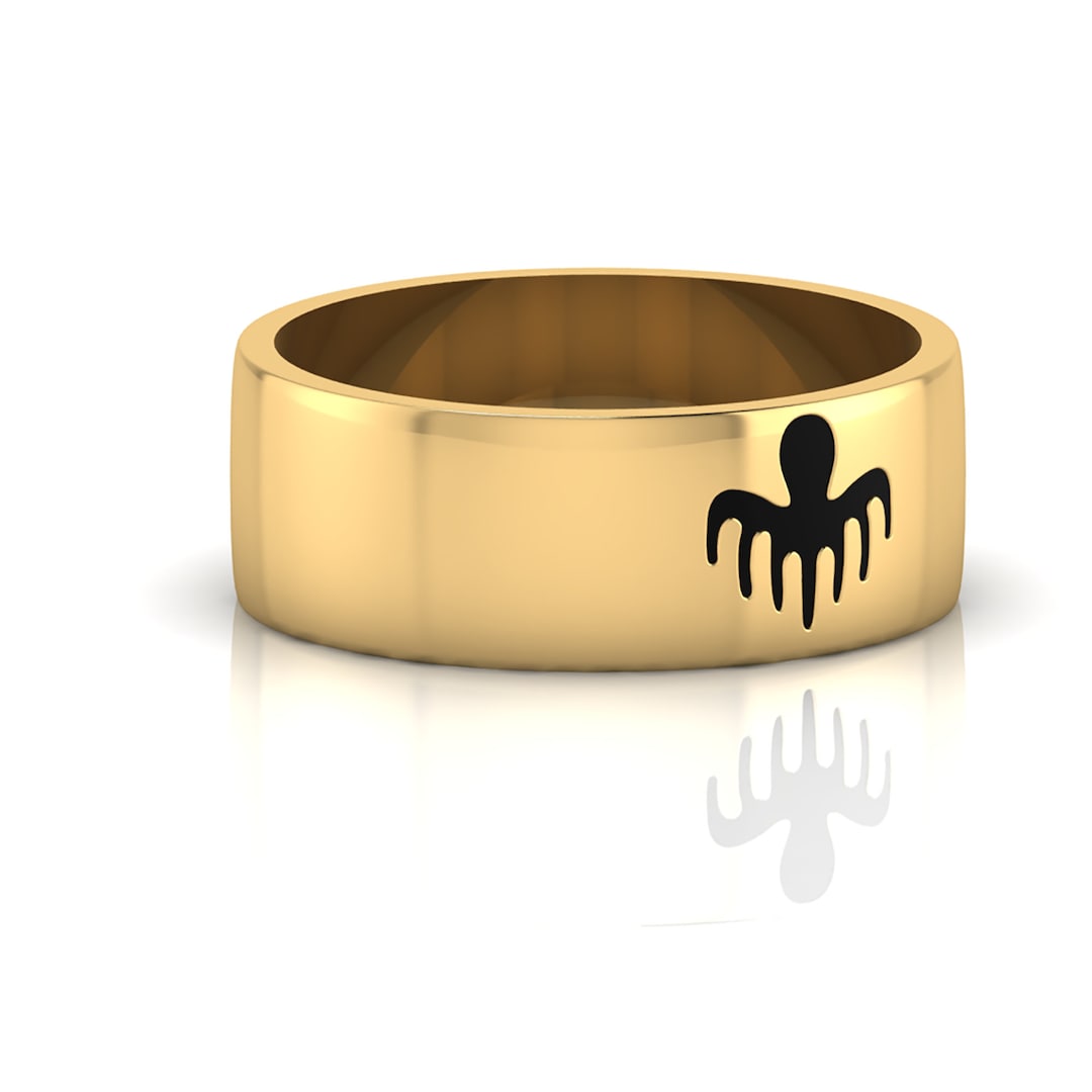925 Silver Spectre Ring, Agent 007 Symbol Ring, Fashion Jewelry ...