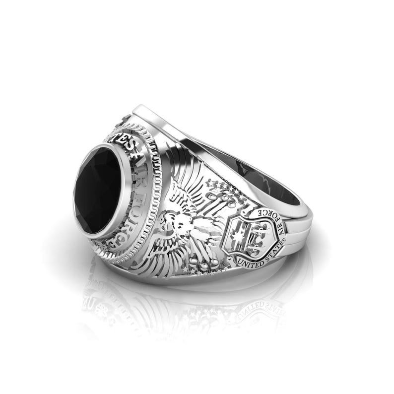 US Air Force Ring, USAF, 925 Sterling Silver, Strategic Air Command US ...