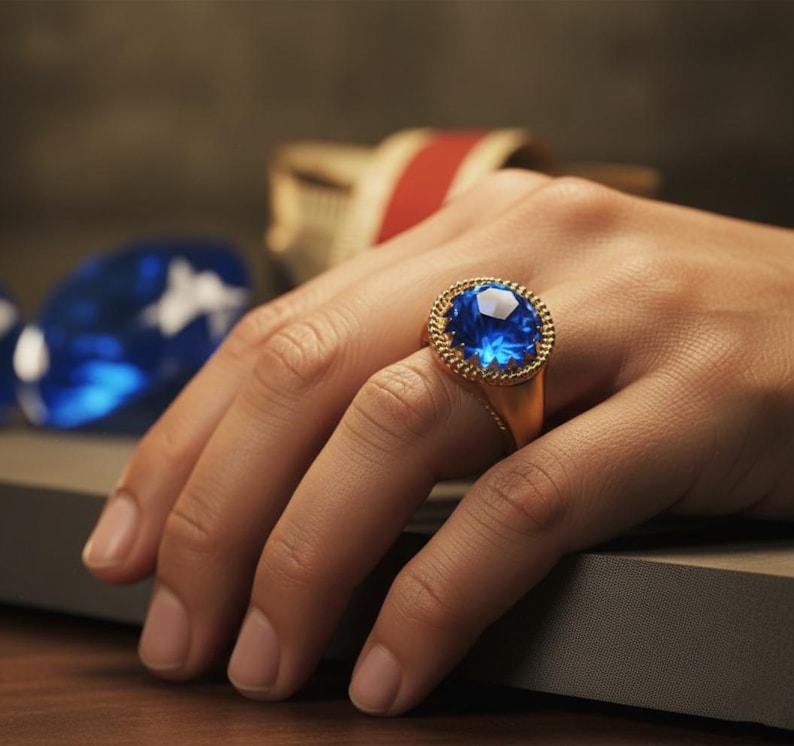 Vilya Ring 925 Sterling Silver | Elven Ring of Air | Fantasy Inspired ...