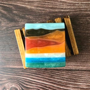 Fall Colors Handcrafted Glycerin Soap: Fall Landscape Vista Art, Apple ...