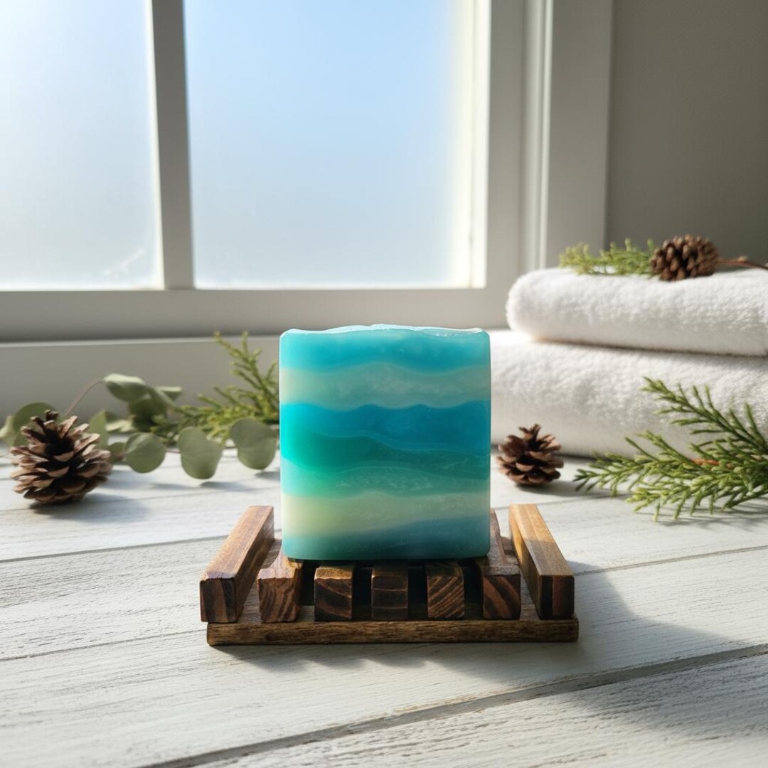 Winter Wonderland Glycerin Soap | Landscape Soap Art | Crisp Alpine ...