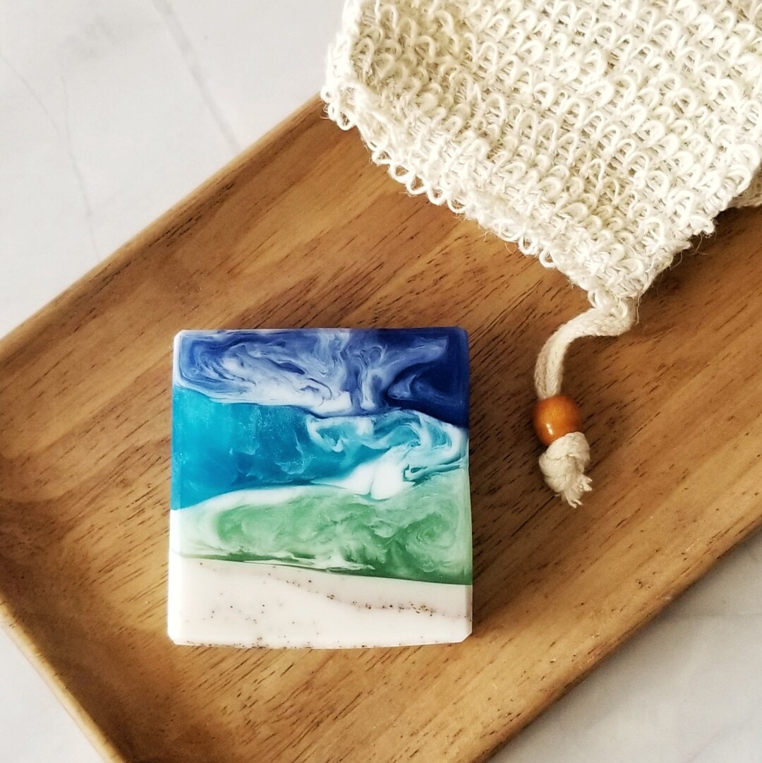 Ocean Beach Soap Bar, Beachy Summer Coastal Core, Handcrafted Soap ...
