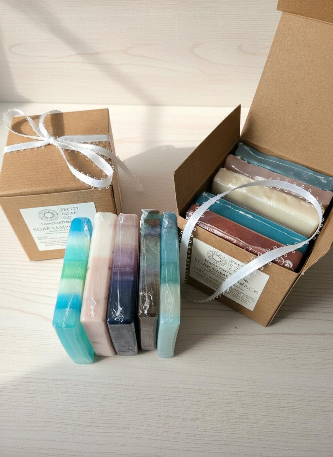 Assorted Soap Sampler Pack | Bundle of Five Soaps | Sample Gifts - Etsy