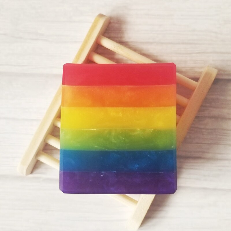 Rainbow Soap - Etsy