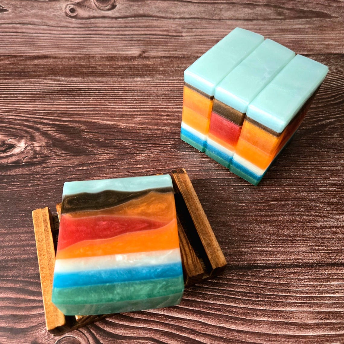 Fall Colors Handcrafted Glycerin Soap: Fall Landscape Vista Art, Apple ...